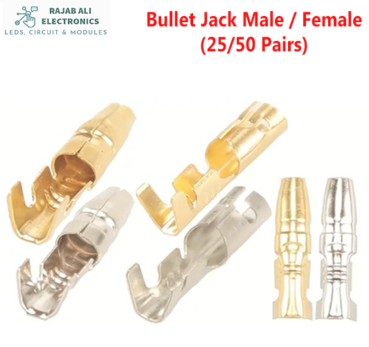 (Pairs Of 25/50) Automotive & Motorcycle Wiring Terminals - 3.9mm ...