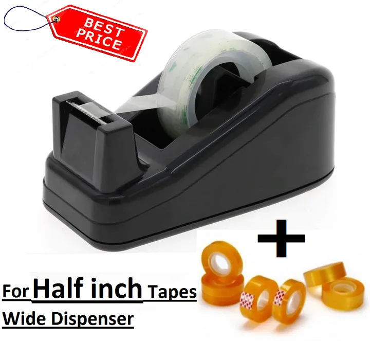 Tape with tape Dispenser small tape transparent tape Half inch tape ...