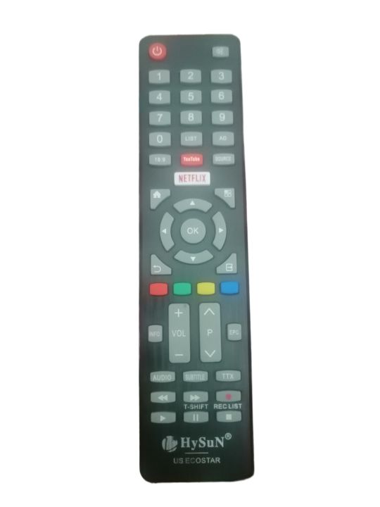 EcoStar Remote For Smart LED TV with YouTub & Netflex Button | Daraz.pk