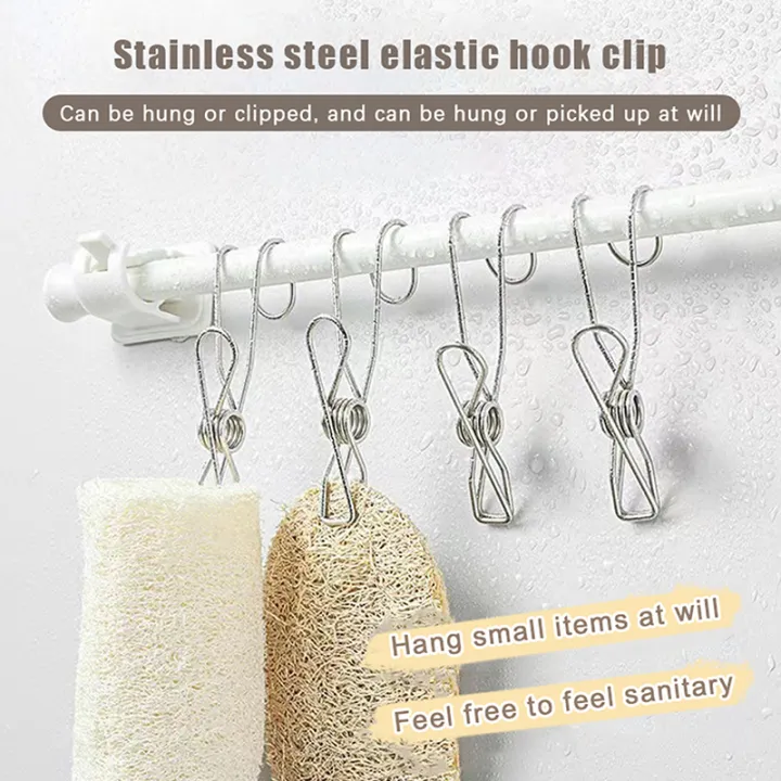 20PCS Clothes Pins Heavy Duty Outdoor, Stainless Steel Clothes Pins ...