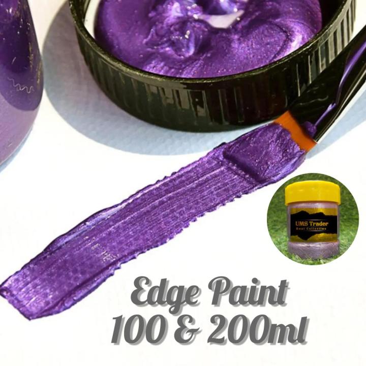 UMS Trader - Edge Paint Purple - Metallic Waterproof Permanent Edge ...