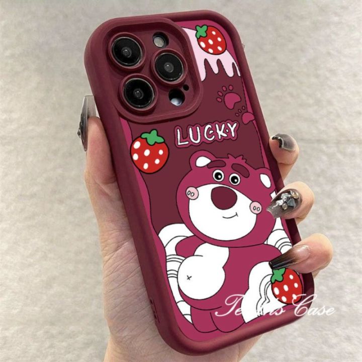 100%new celebrity trend+In stock+COD For IP 6P-6sP Lucky Strawberry IP ...