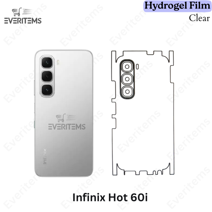 Infinix Hot 60i Clear Hydrogel Film / Back Sheet | 360° Protection | HD ...