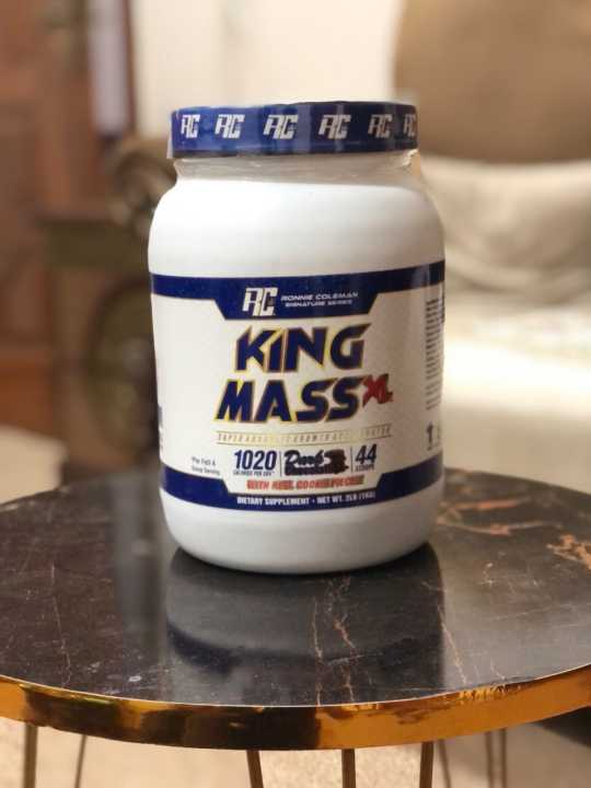 King Mass chocolate Flavor _ weight lifting powder 1kg Box (2lb) | Daraz.pk