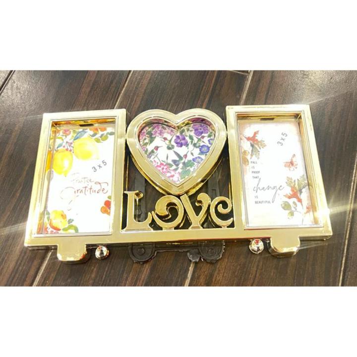 original pics Pictures frame/gift/gold2/3 Photo frame/large size/heart ...