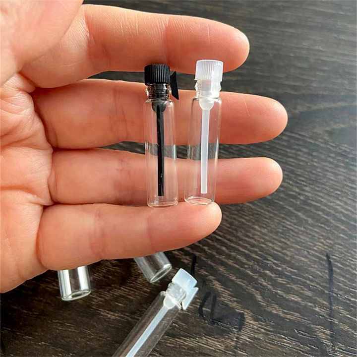 Mini Perfume Glass Bottle Empty Cosmetics Bottle Sample Test Tube Thin ...