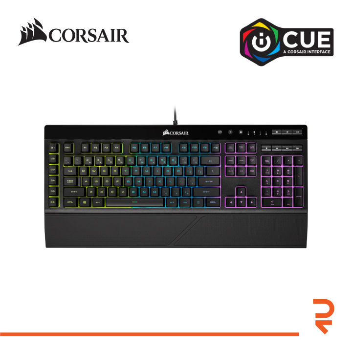 K55 RGB Gaming Keyboard | Three Zone Dynamic RGB Backlighting | Six ...