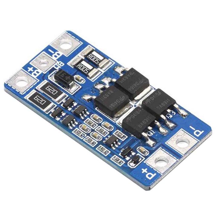 2S 10A 7.4V 18650 lithium battery protection board 8.4V balanced ...