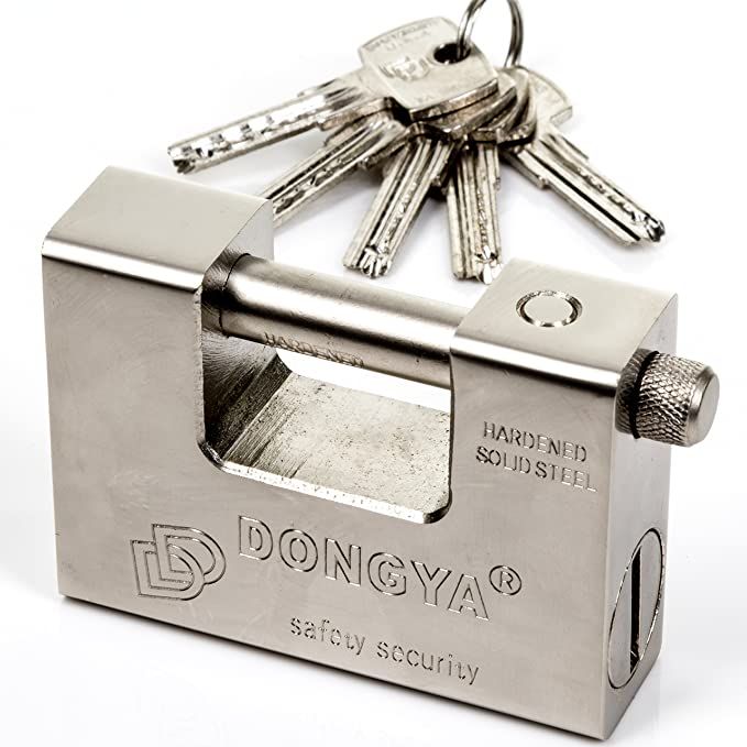 heavy duty pad lock with 5 keys 74mm | Daraz.pk