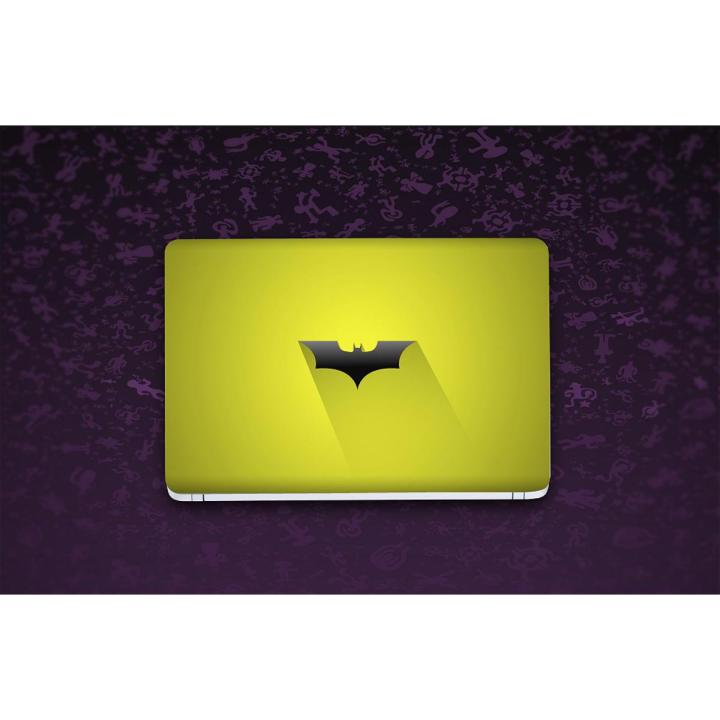 Batman logo Laptop Back Skin Wallpaper -Laptop Skin Sticker Cover Art ...