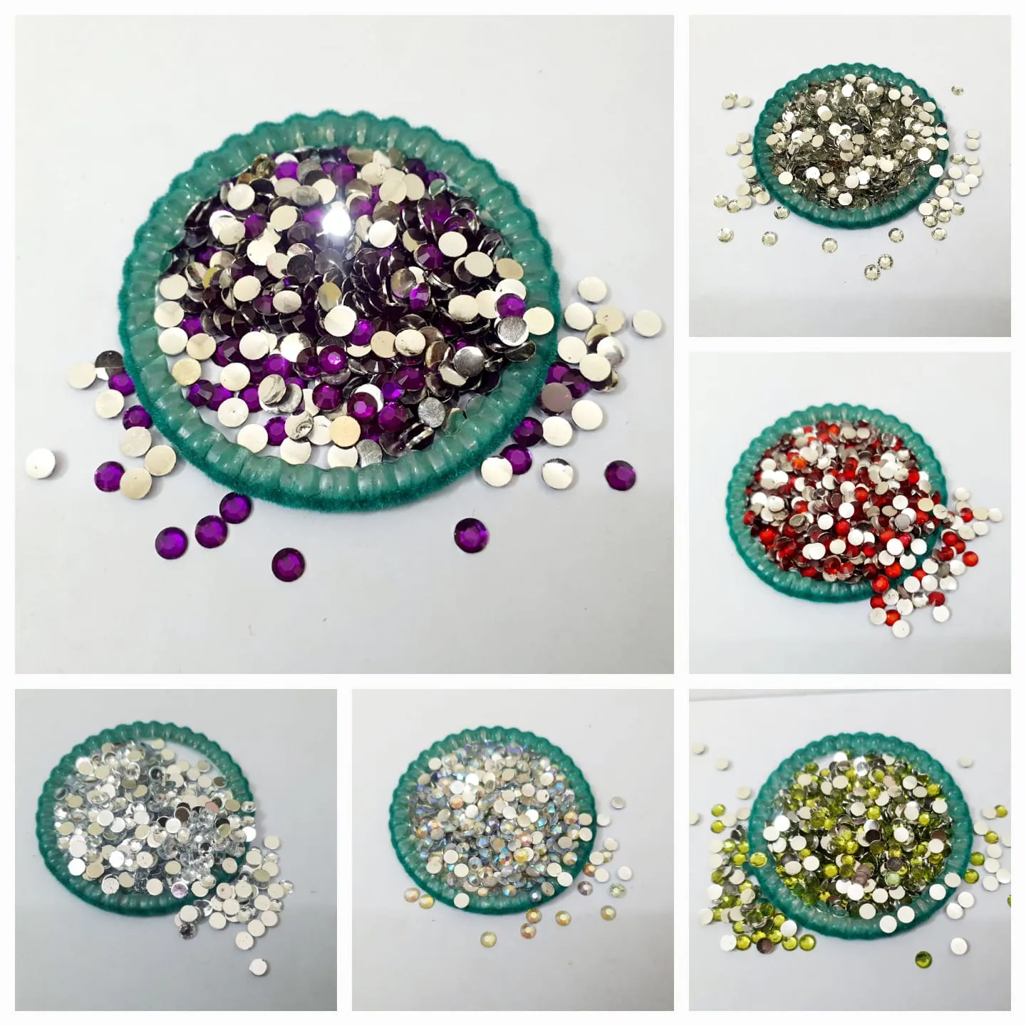 200 Pcs Resin Back Non Hotfix Rhinestone For Clothes Decoration Crafts ...