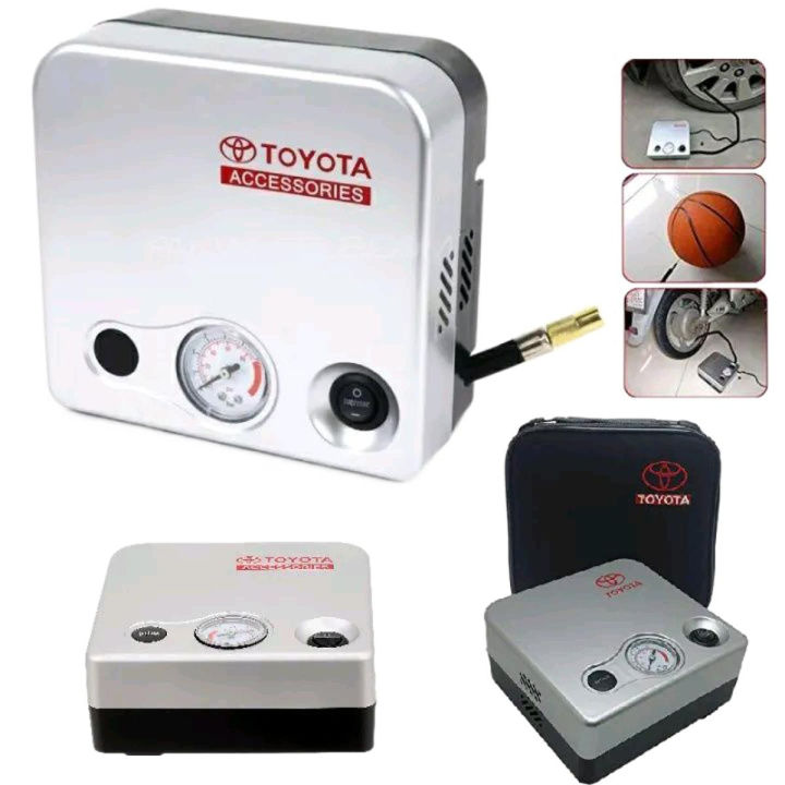 Toyota DC 12V Tire Inflator Air Compressor – 80 PSI High-Performance ...