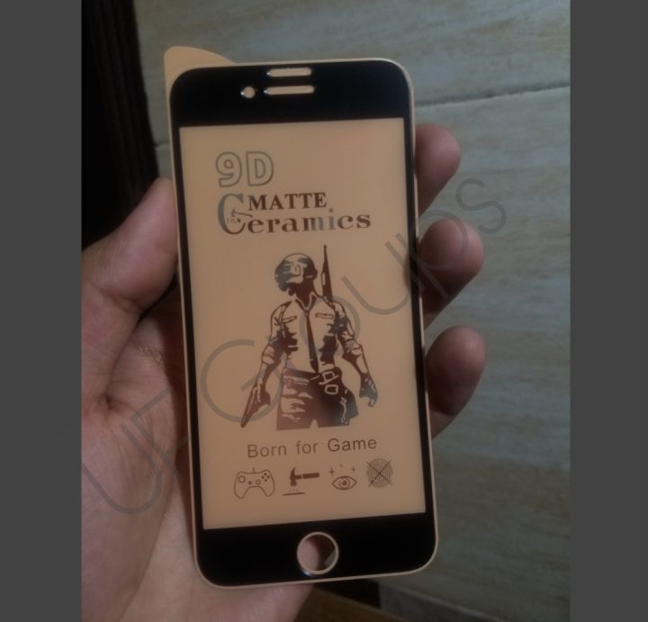 Iphone 6G / 7G / 8G Ceramic matte protector unbreakable antishock 9D ...