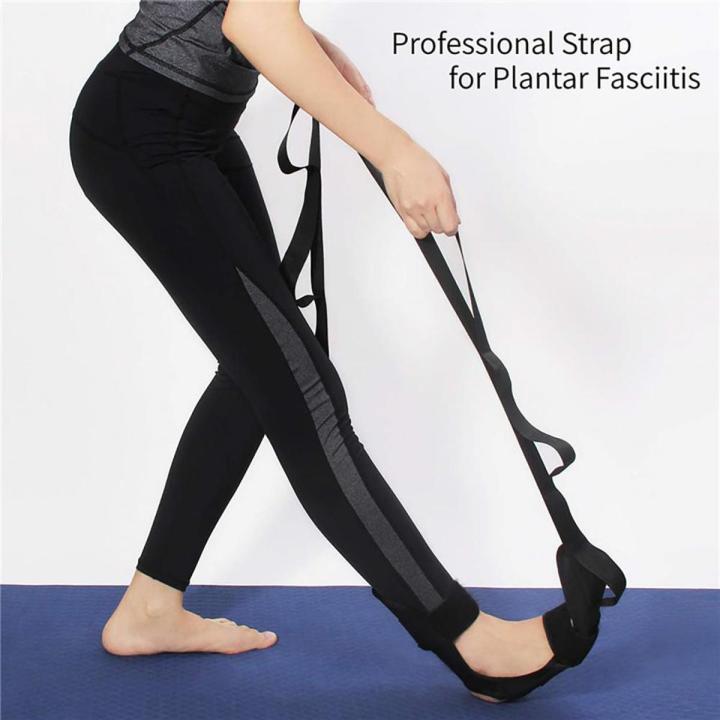 Leg Fascia Stretcher Strap Polyester Cotton Yoga Flexibility Leg ...