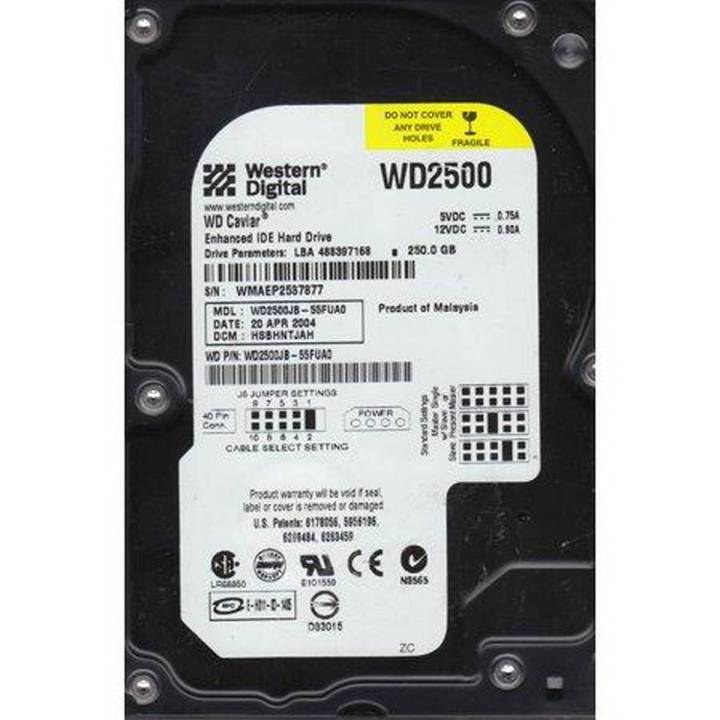 250GB 3.5 IDE PATA 4200-5400rpm HDD Internal Hard Drives disk for Pc ...