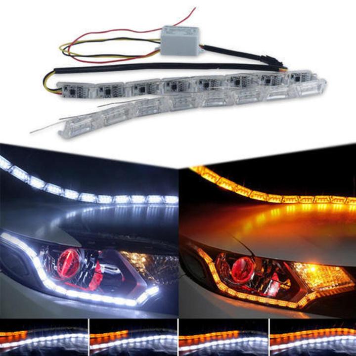LED Strip Flexible Snake Style Headlight DRL Daytime Running Light ...