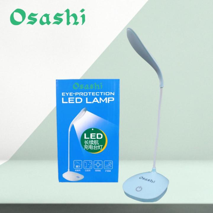 OSASHI Rechargeable LED Table Study Lamp - 1200mAh Battery - Eye ...