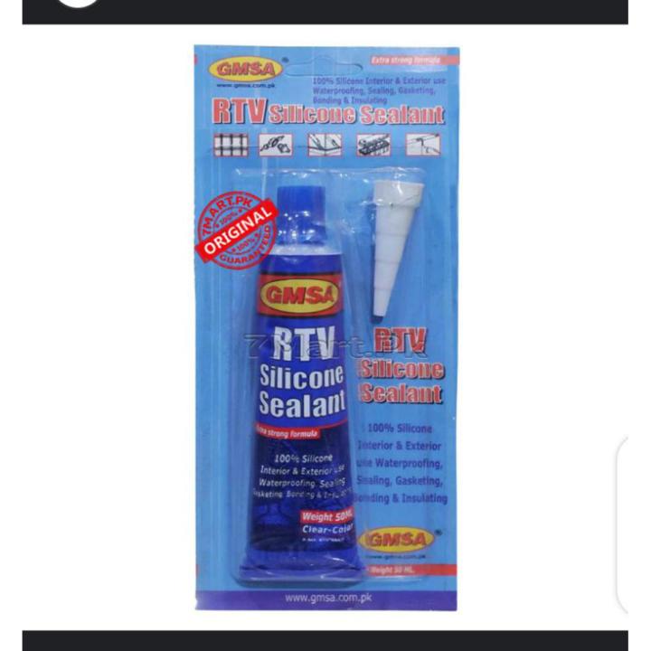 Gmsa rtv silicon sealant tube inTwo colors available ( clear and black ...