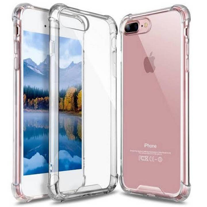 IPHONE 7 PLUS Ultra Thin Silicon Anti Shock Jelly Back Cover ...
