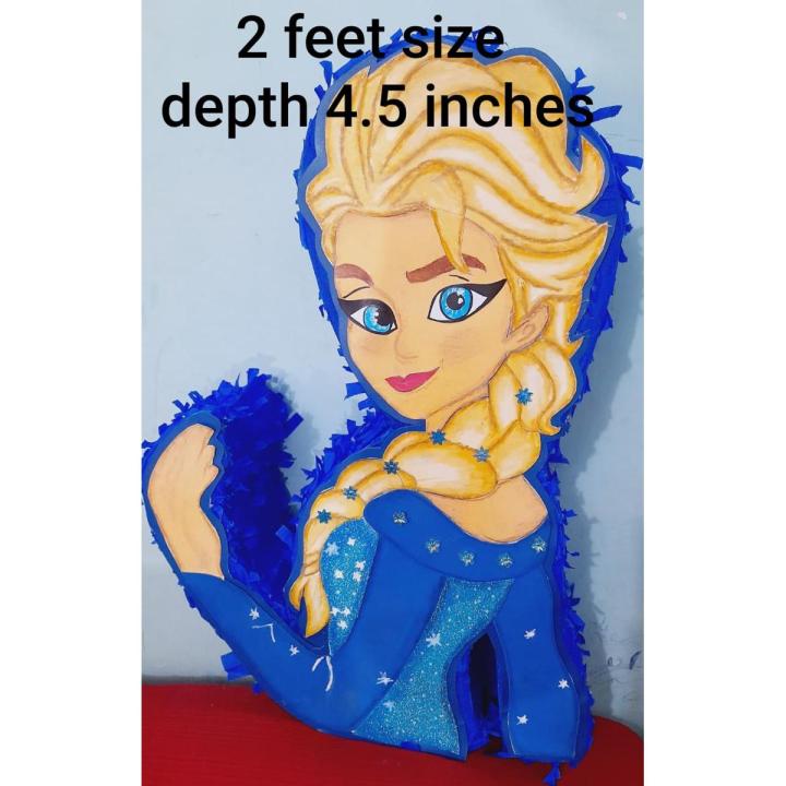 Elsa empty pinata on Frozen theme for kids/ children birthday parties ...