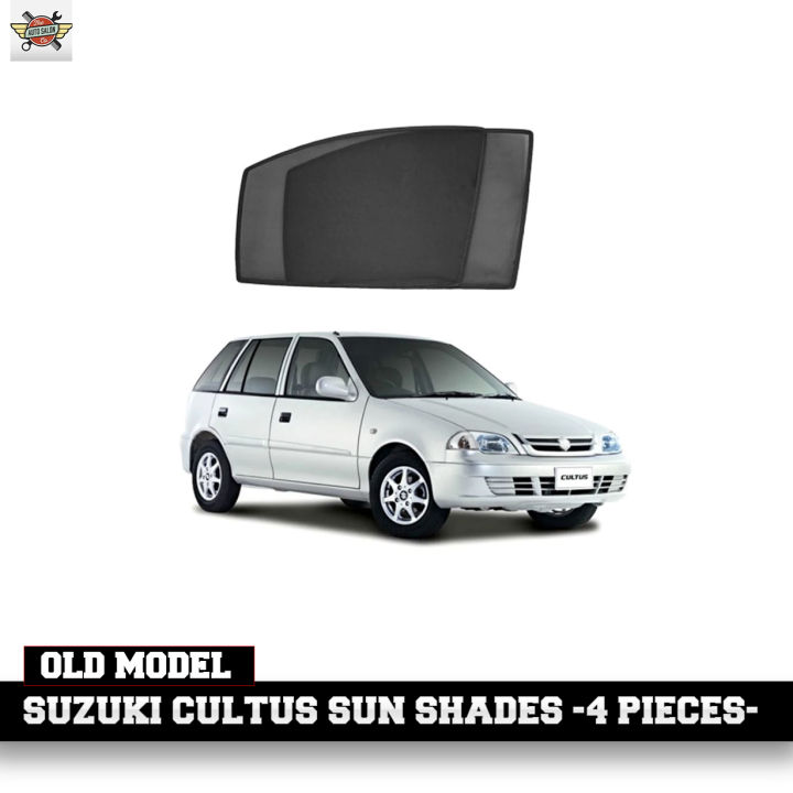 Suzuki Cultus Old Models Sun Shades -4 Pieces- Without Logo | Daraz.pk