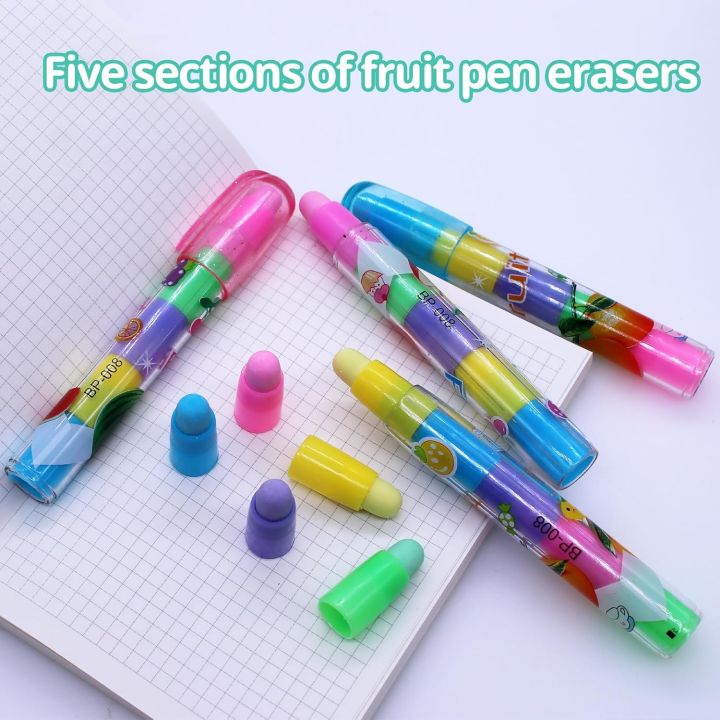 Stacking Eraser-Pen Style Eraser-High quality-Pack of 2Stylish Rocket ...