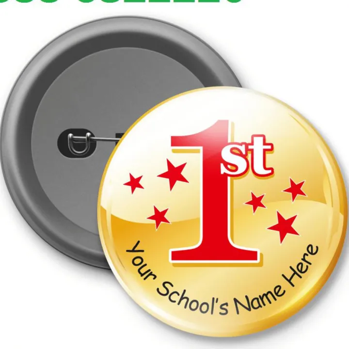 CUSTOMIZE SCHOOL BUTTON BADGE 1 PC | Daraz.pk