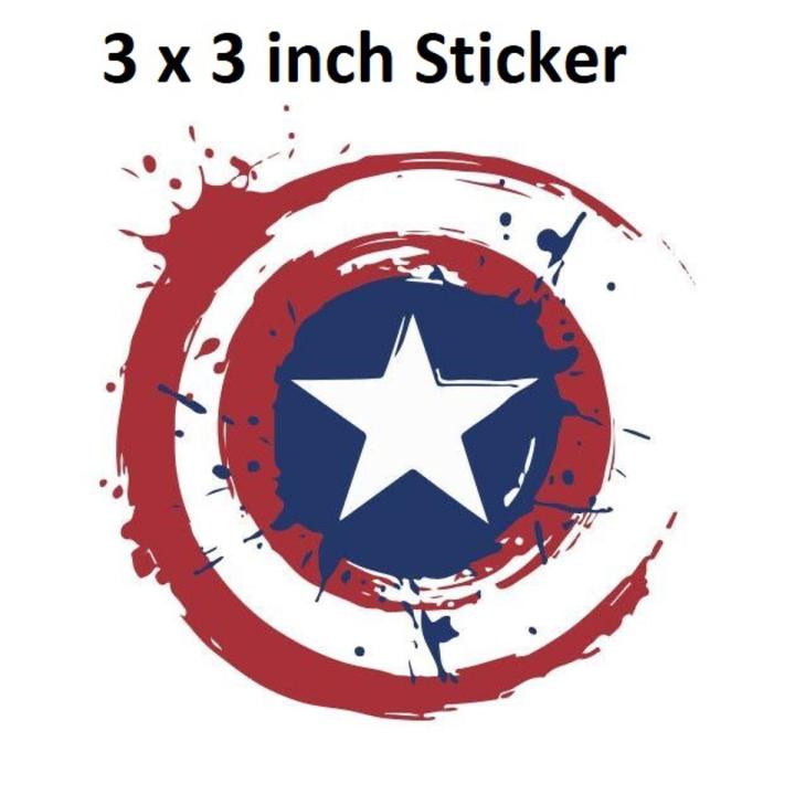 Captain America Stickers - Marvel Stickers - Aesthetic Art Stickers for ...