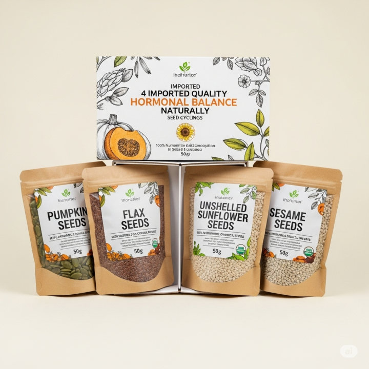 Seed Cycle For PCOS Kit 50 grams each | Imported | Premium Quality ...