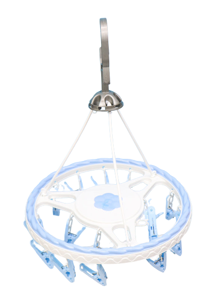 Baby Cloth Hanger Plastic Clip Cloths Hangers available 18 Clips / 20 ...