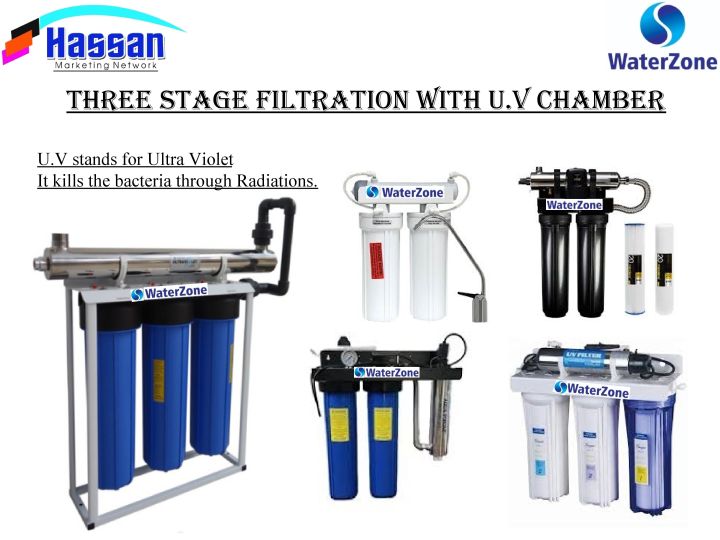 Three Stage Filtration System with U.V Lamp | Daraz.pk