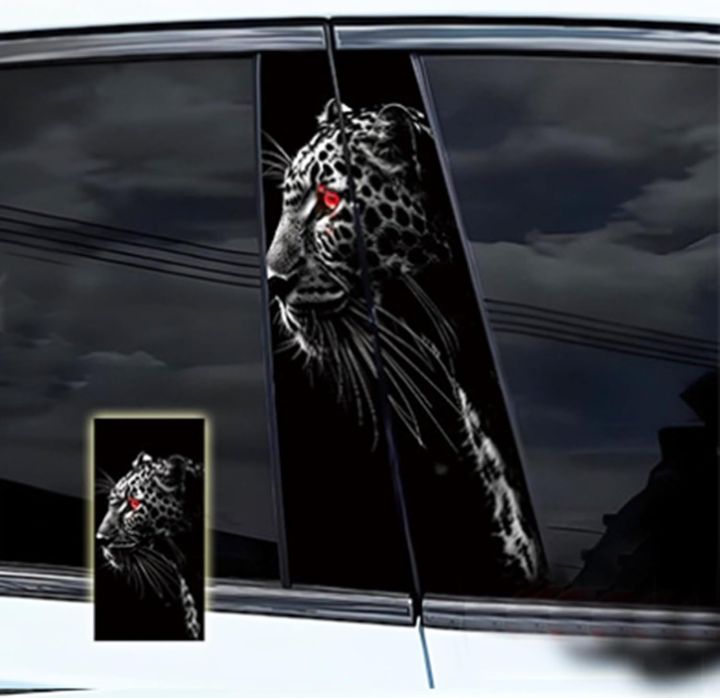 2pcs/1set Car B Pillar Sticker Decal Upgraded Vinyl Car Decals Body ...