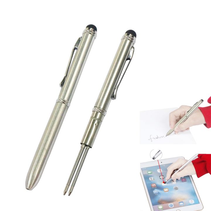 AT-13 Mobile Phone Touch Screen Handwriting Dual-purpose Pen with Black ...