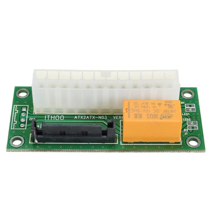 ATX Tools DIY 24Pin Dua PSU lPower Supply Adapter Connector Relay ...