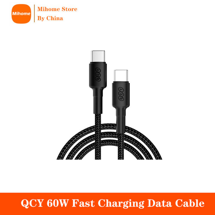 QCY 60W high-power super fast charging intelligent data cable dual TYPE ...