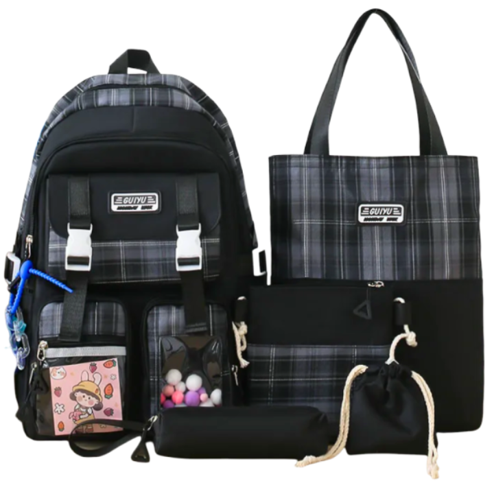 ZF: Girls 5 piece Set School Bag Recomended 1st To 4rth Grade Perfect ...
