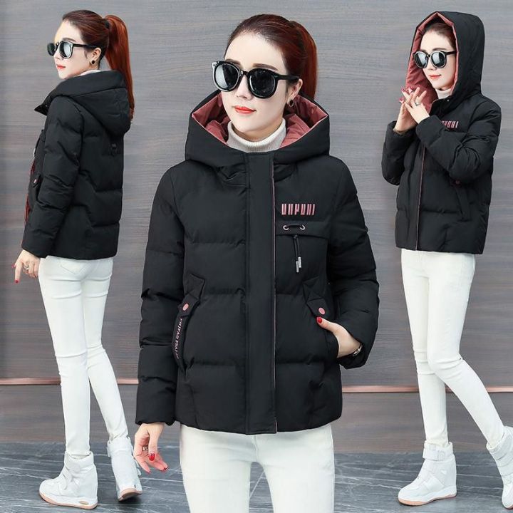 Cotton-Padded Coat Women's Short Winter Korean Style Loose Thick ...