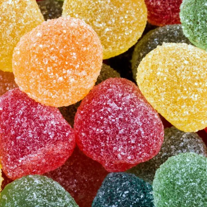 Colorful sugar coated soft jelly candies Fruit barco Jelly Candy Rich ...