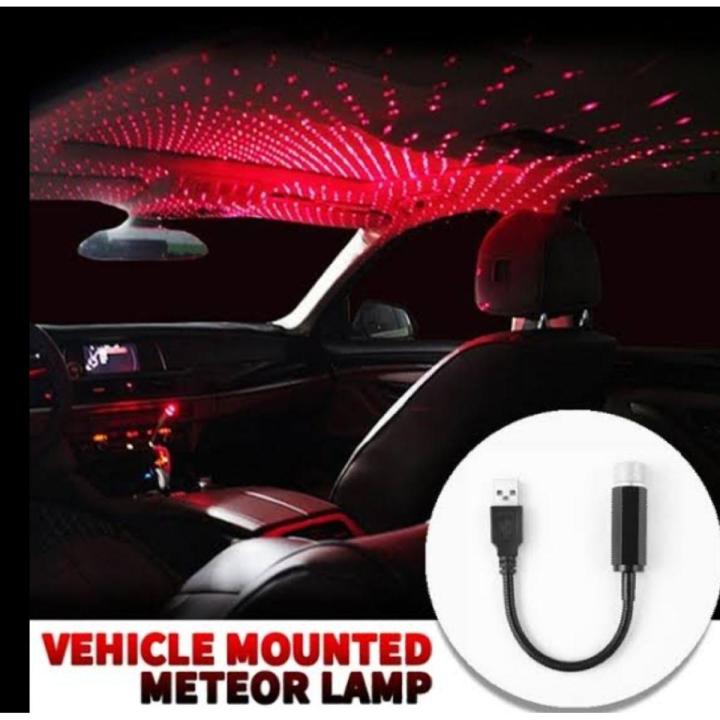 Universal Car Usb Led Roof Projection Atmosphere Star Light Interior ...