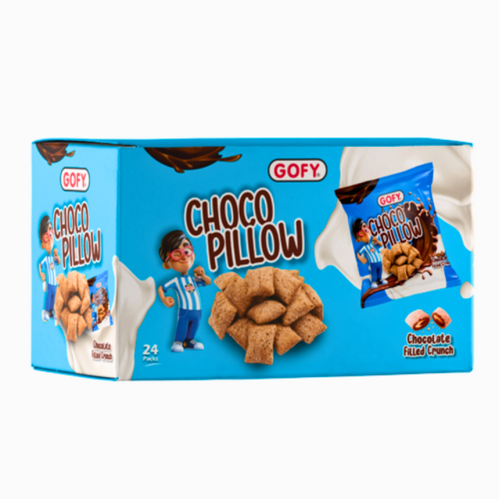 Gofy Choco Pillow – Chocolate Filled Crunchy Snack – 24 Pack | Aamrite ...