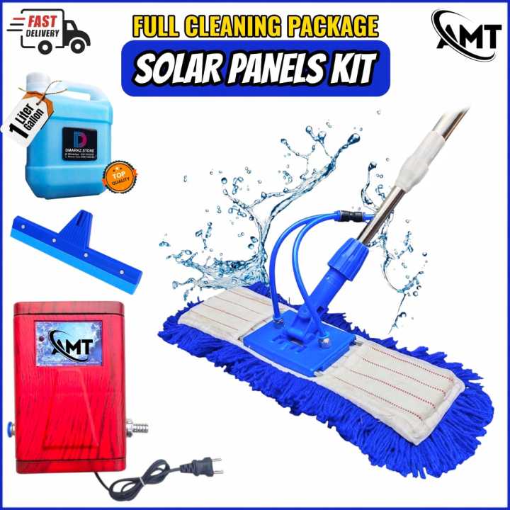 Solar Panels Cleaning Kit – 20 Feet Stainless Steel Rod with Water ...
