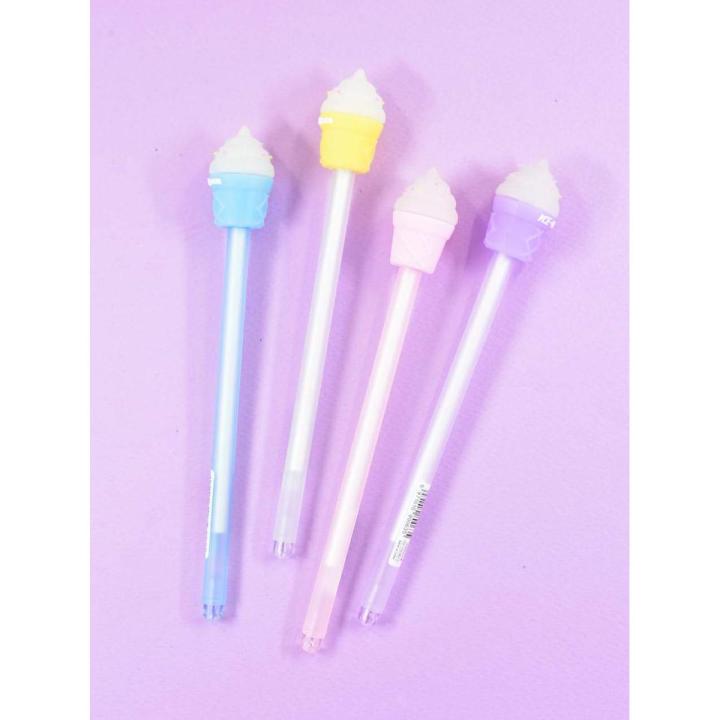 01 Pc Cute Ice Cream Gel Pen Kawaii Stationery Office School Supplies ...