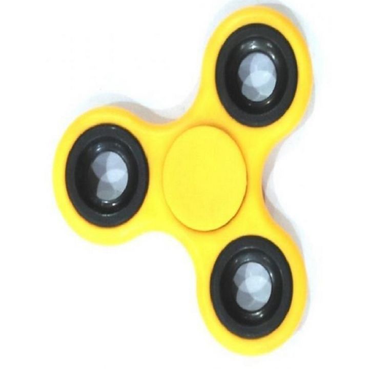 Fidget Spinner Stress Reducer Toy - Yellow - A | Daraz.pk