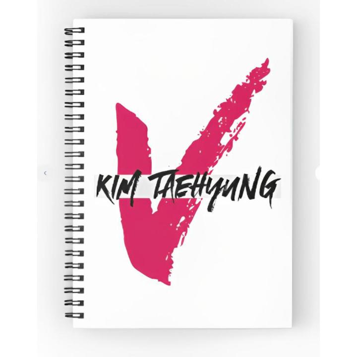 V Kim Taehyung BTS Design KPOP Spiral Notebook | Daraz.pk