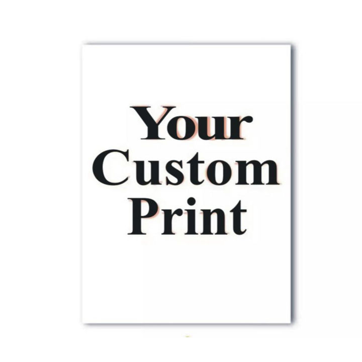 Customized Print Your Design Poster 8x11 Inches Premium Glossy Card ...