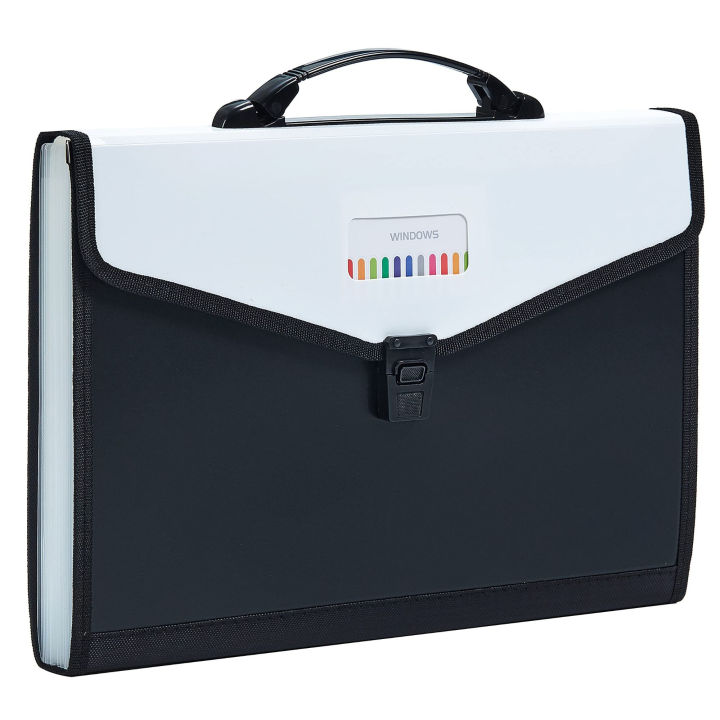 Expanding Bag File Folder with 13 Section Pockets - Imported ...