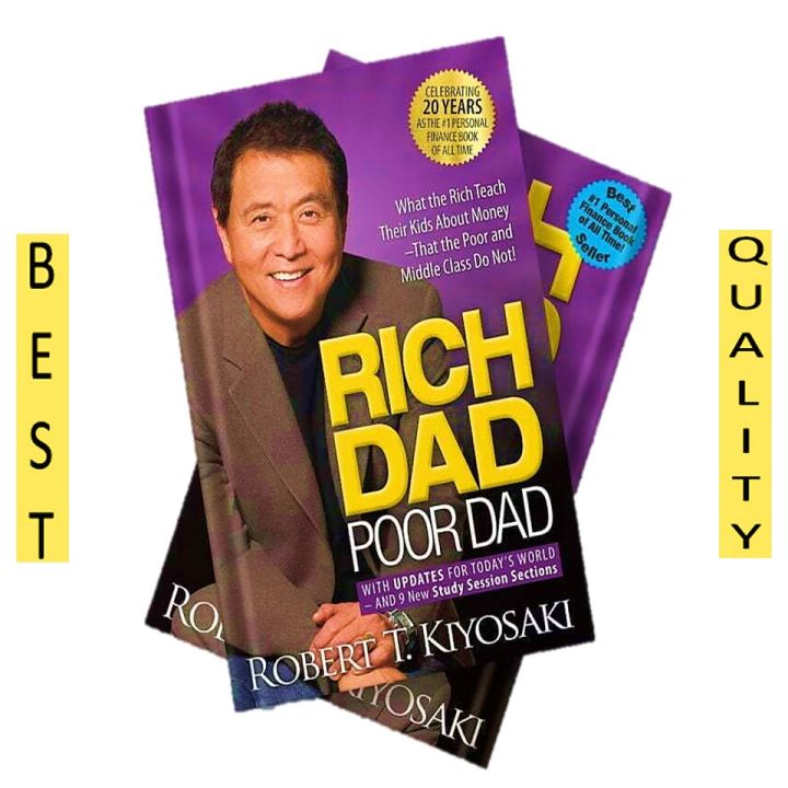 Rich Dad Poor Dad Book by Robert Kiyosaki and Sharon Lechter | Daraz.pk