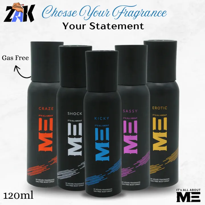 Me Body Spray Black Range Pack Of 1 - Gas Free - Body Spray - Body ...