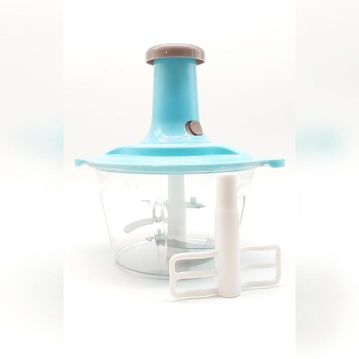 Easy Kitchen Chopper Manual Food Chopper, Speedy 1500ML Chopper with 3 ...