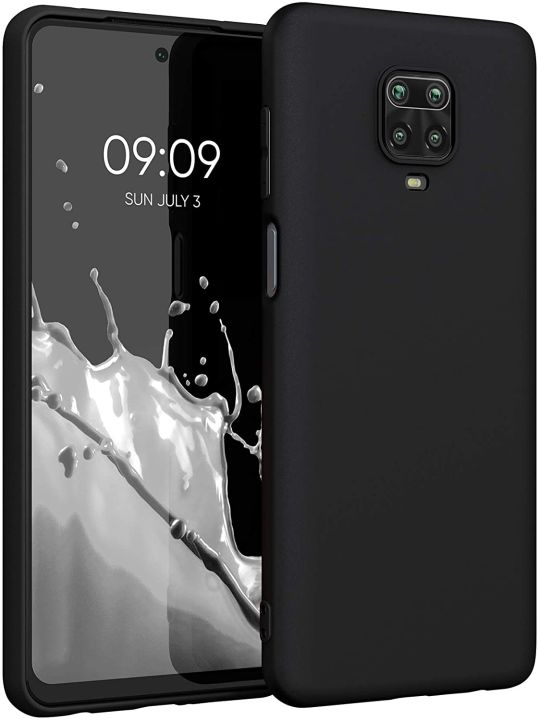 Xiaomi Redmi Note 9S Matte Black Soft Silicon Back Cover | Daraz.pk